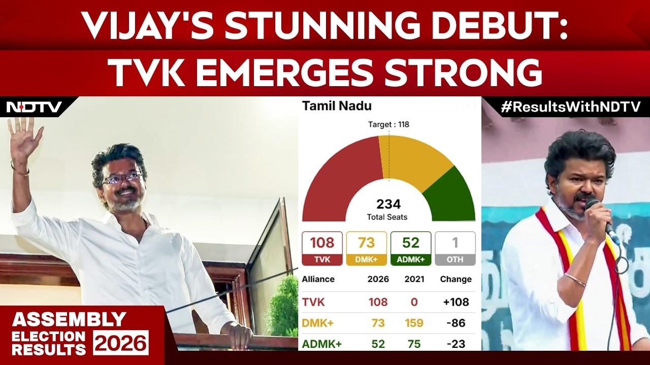 Actor-turned-politician Vijay stuns Tamil Nadu with big win