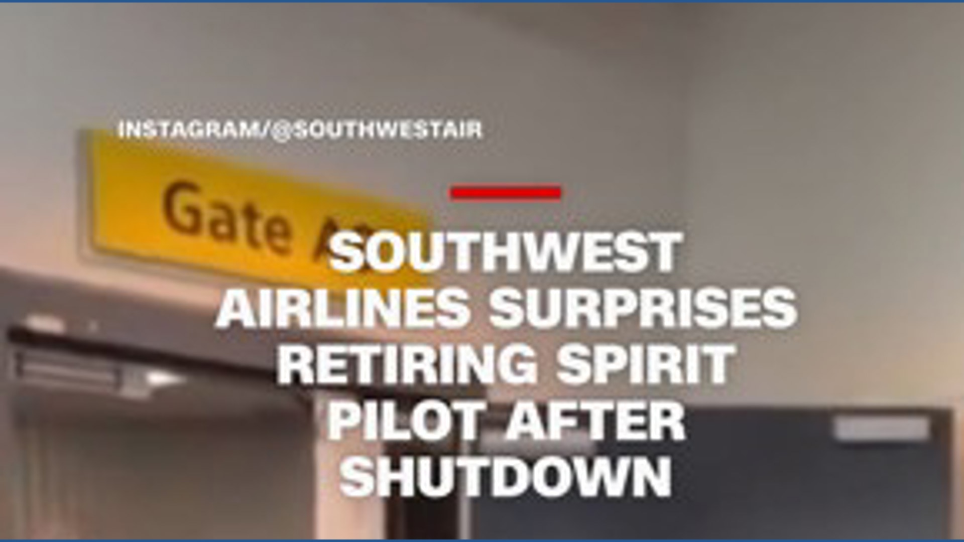 Retiring Spirit pilot receives heartfelt surprise after shutdown