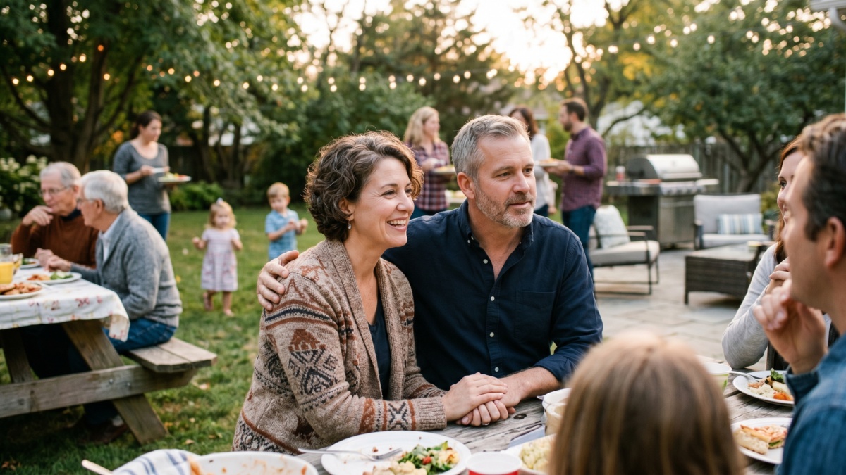 The couples who appeared happiest at family gatherings are often the ...