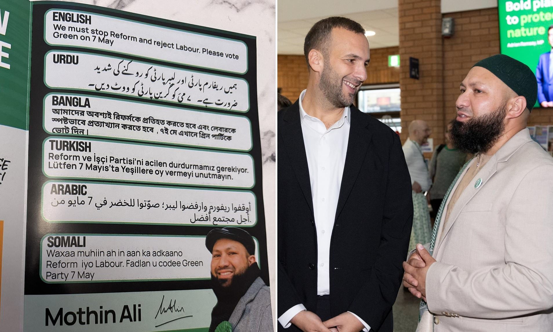 Green Party prints 'sectarian' leaflets ahead of local elections with ...