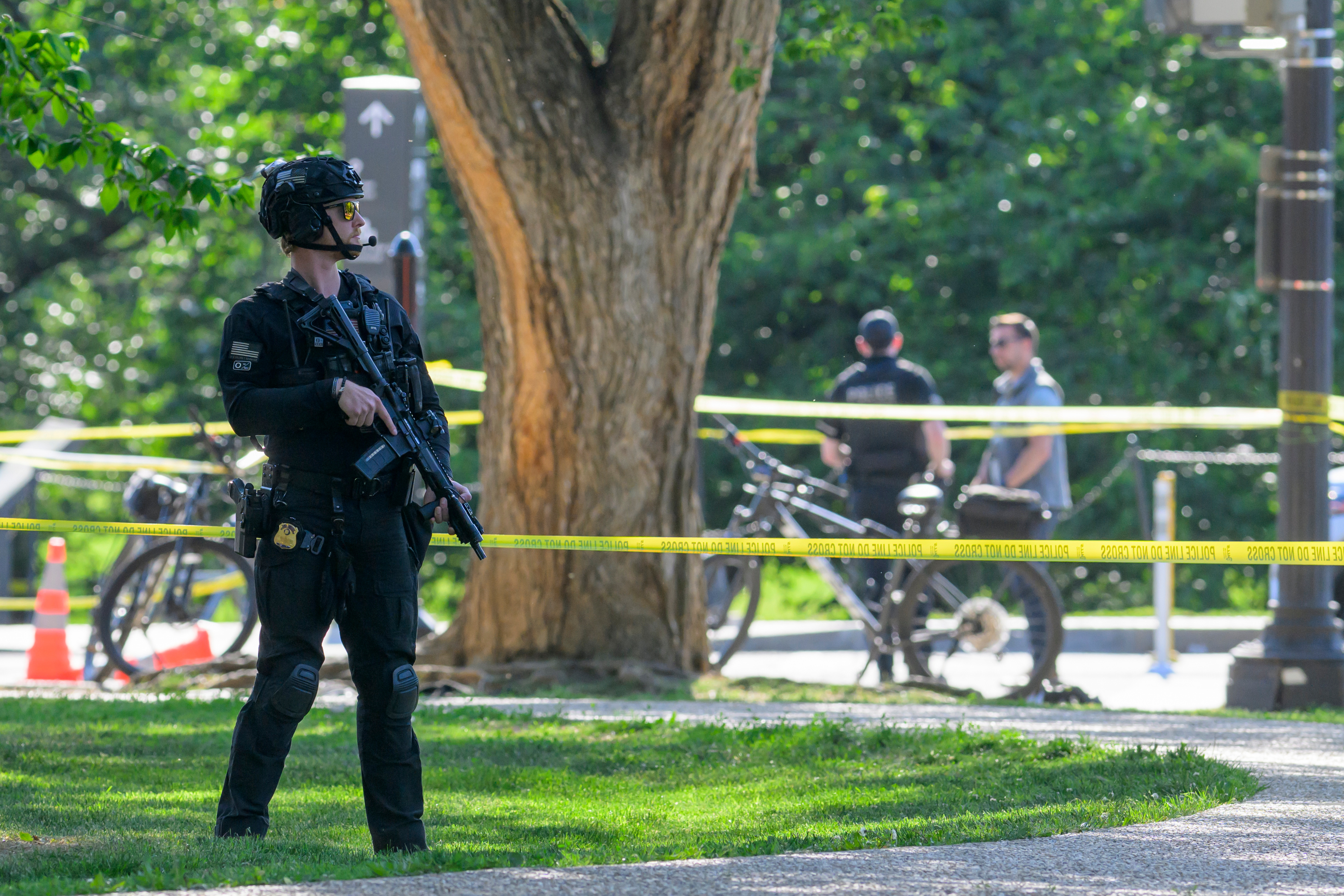 Secret Service shoots armed man near White House