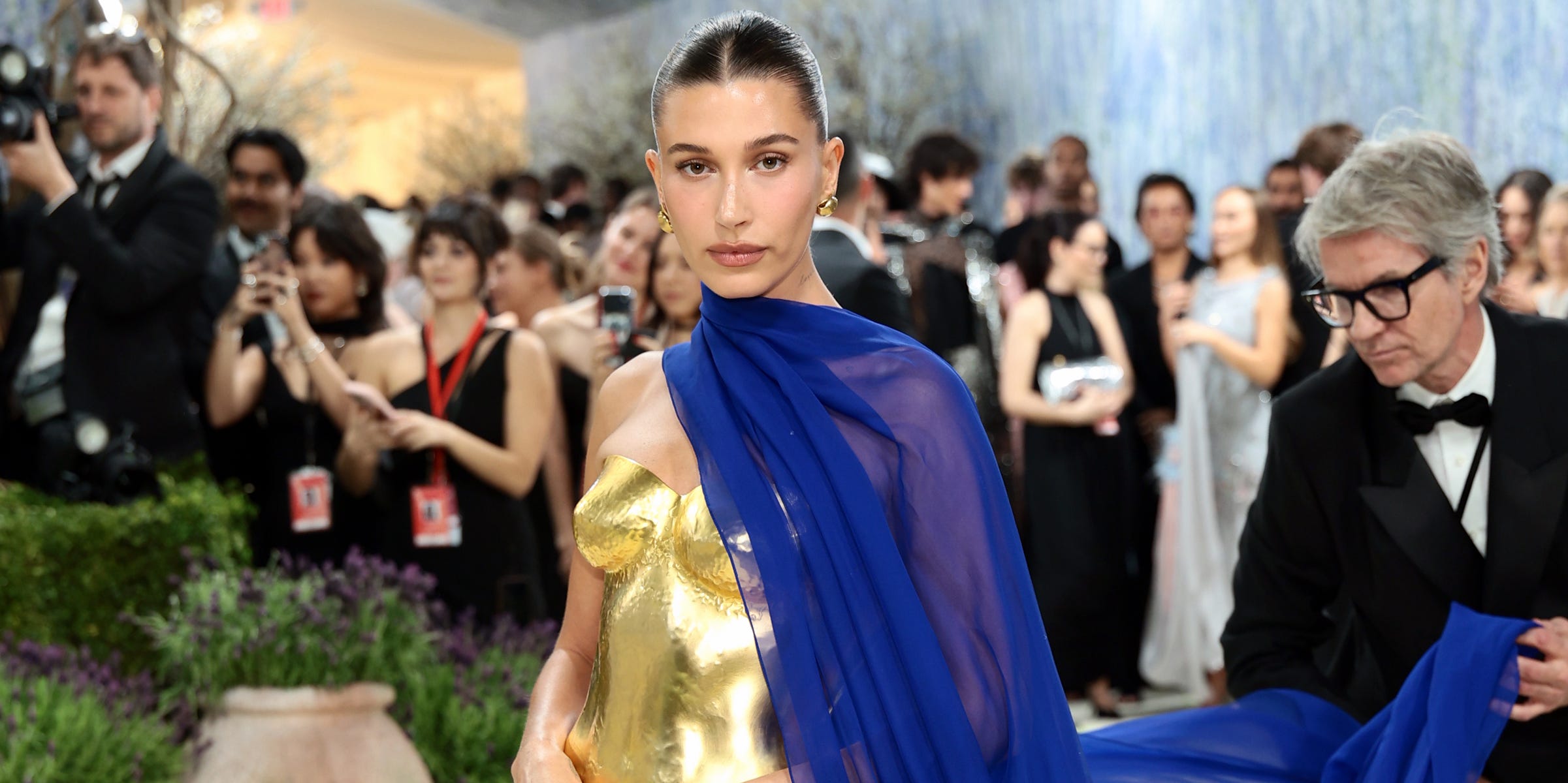 The fashion history behind Hailey Bieber's Met Gala look