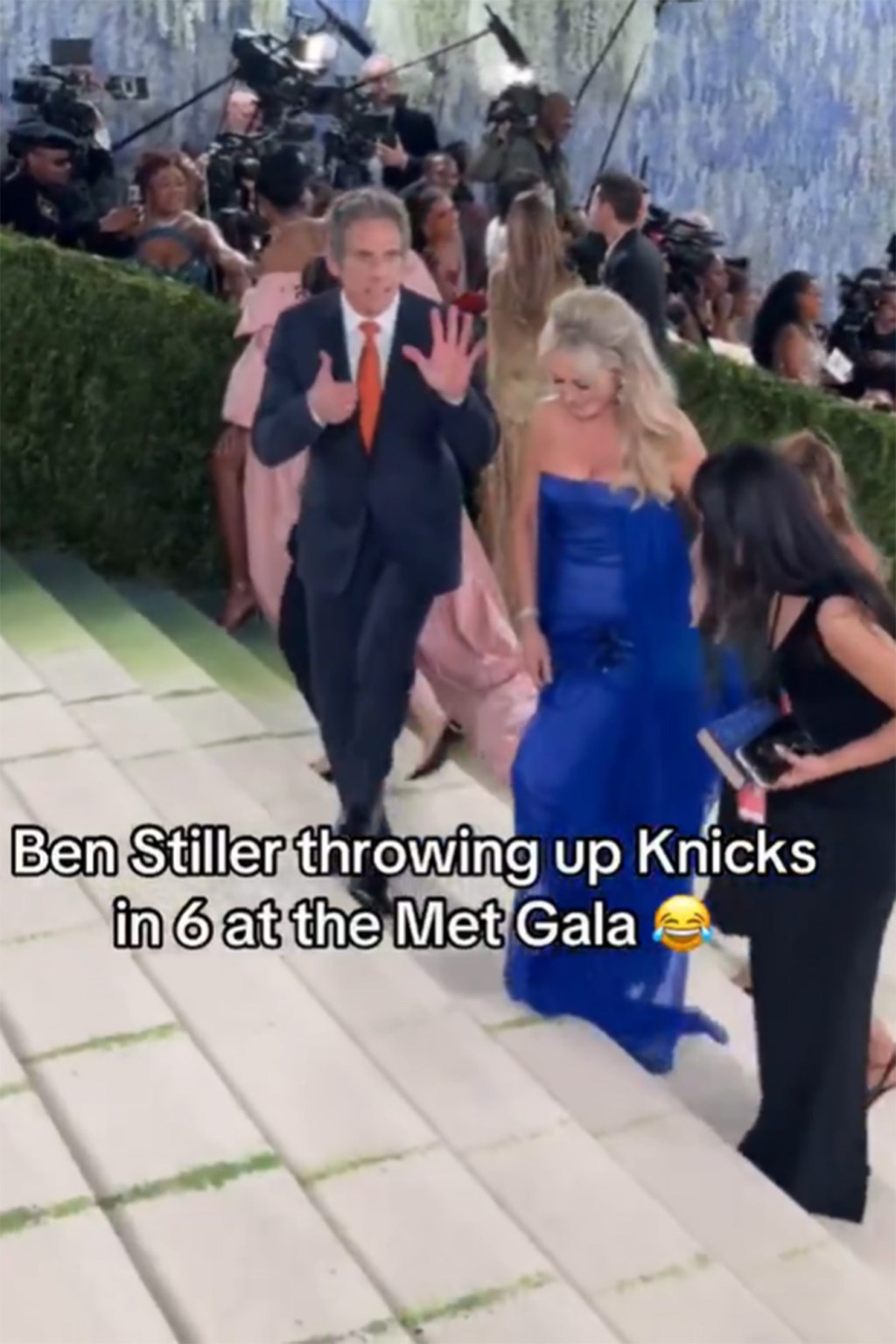 Ben Stiller makes Knicks playoff prediction as he skips Game 1 for Met Gala