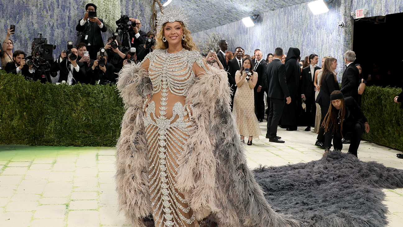 Met Gala 2026: Beyoncé wears bejeweled skeletal dress