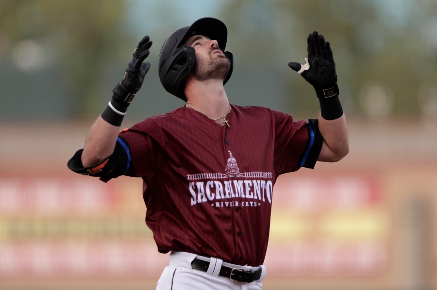 Bryce Eldridge building towards major league goals in Triple-A