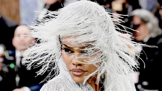 Teyana Taylor disappears in head-to-toe silver fringe at Met Gala 2026