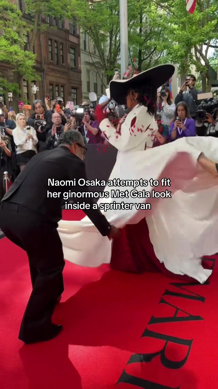 Naomi Osaka’s extravagant outfit for the 2026 Met Gala