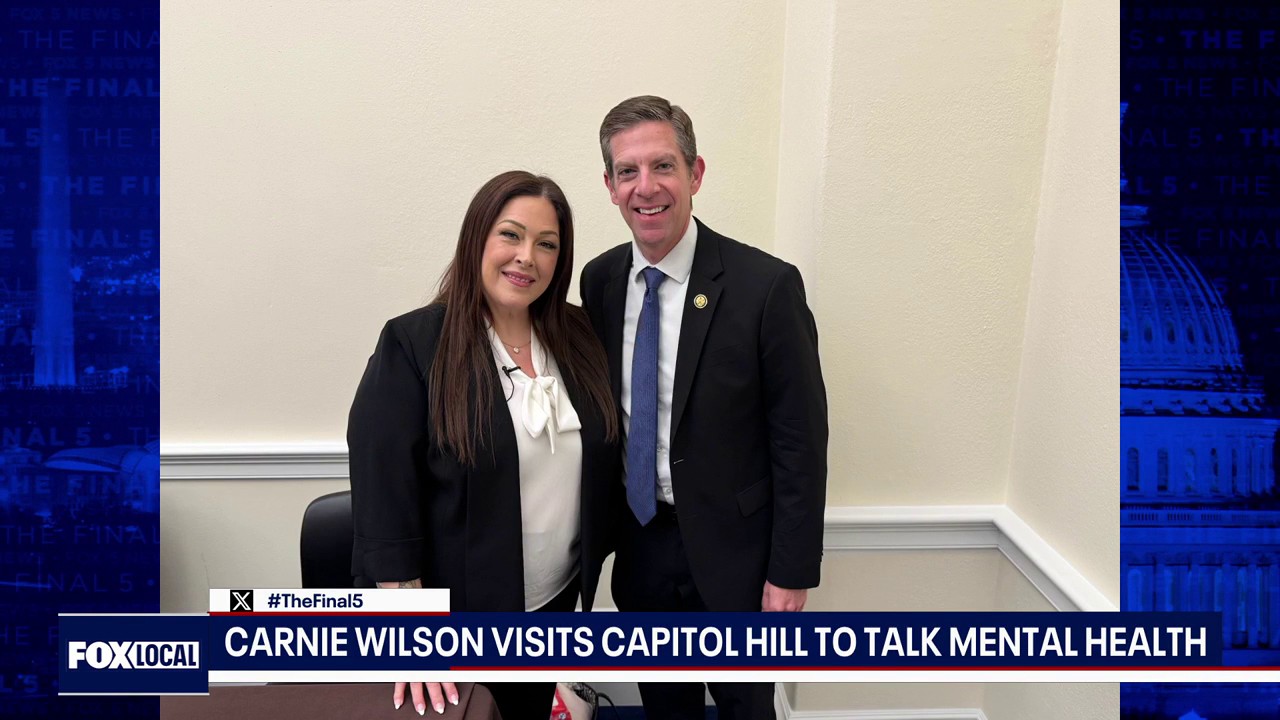 Carnie Wilson visits Capitol Hill to talk mental health