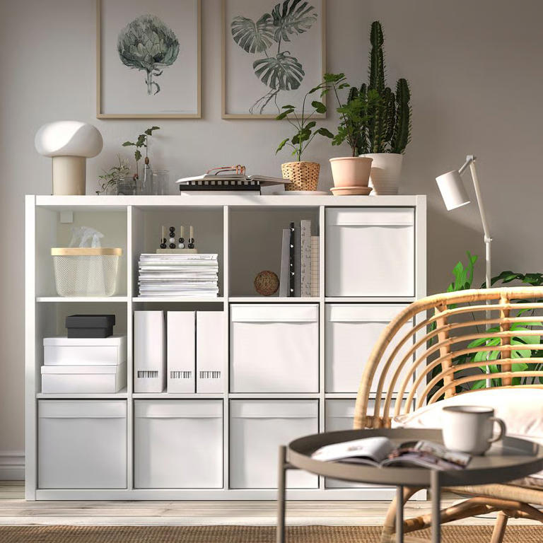 Elegantes Kaufladen Ikea Kallax Fotos