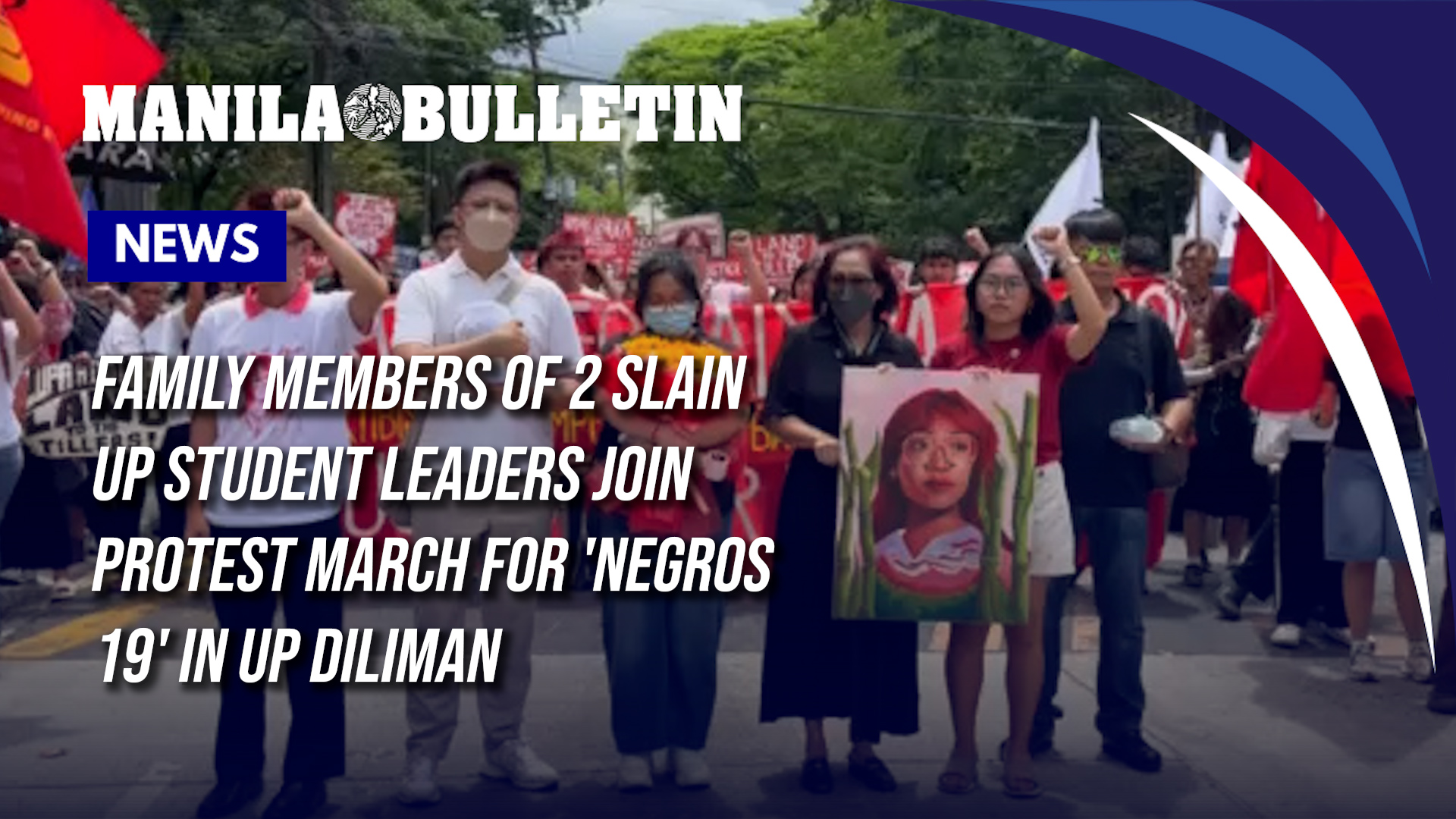Family members of 2 slain UP student leaders join protest march for ...
