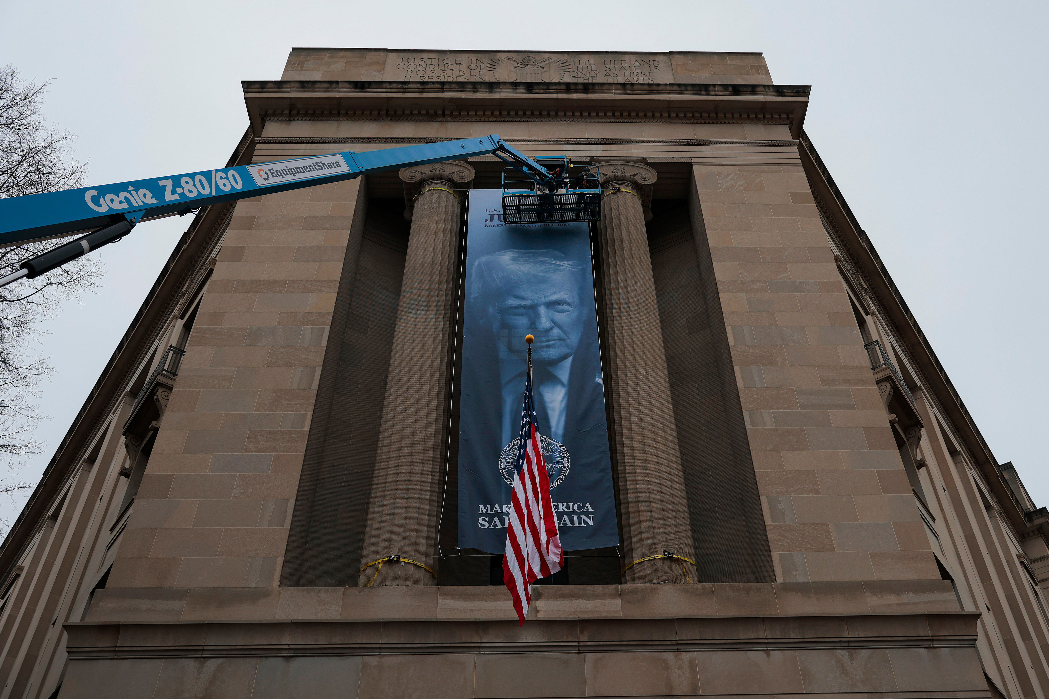 Americans weigh in on Trump naming federal buildings after himself