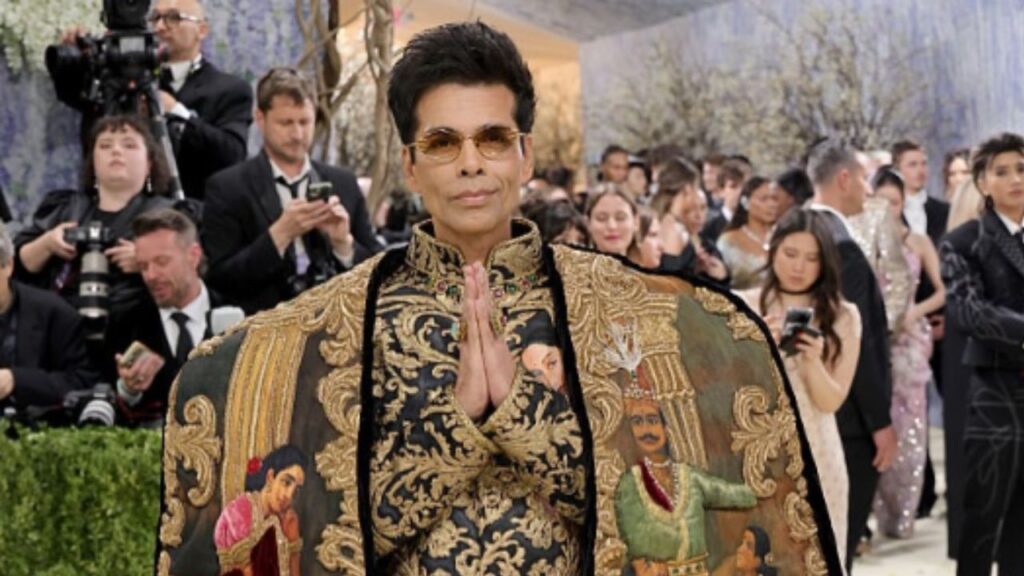 Karan Johar pays tribute to his Indian roots with a custom look by ...