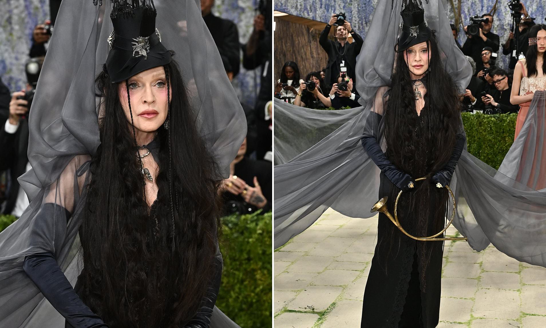 Madonna, 67, channels witchy energy for Met Gala 2026 in gothic lace ...