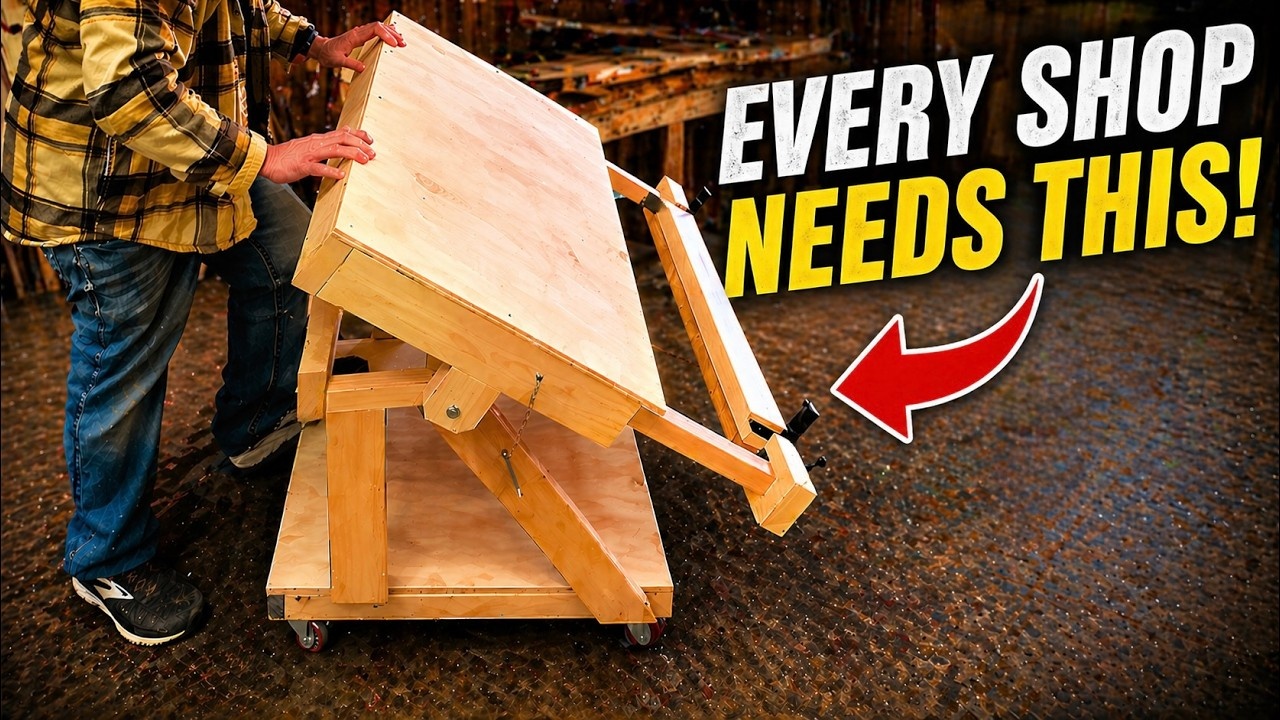 Watch how this mobile workbench solves the problem every shop runs into