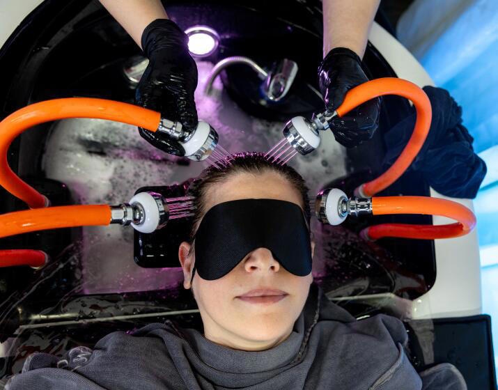 Koreatown's Wi Spa ups its game with a head spa, AI robot masseuse and more