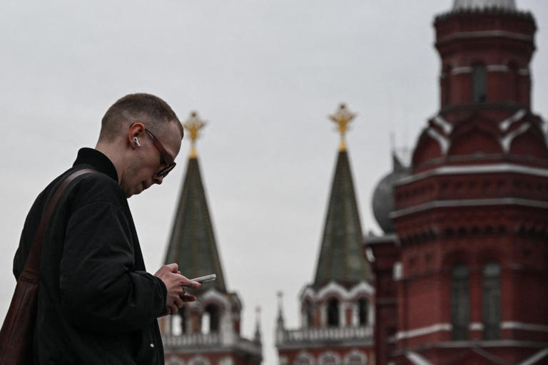 Russia disrupts internet as Kremlin scales back Victory Day parade