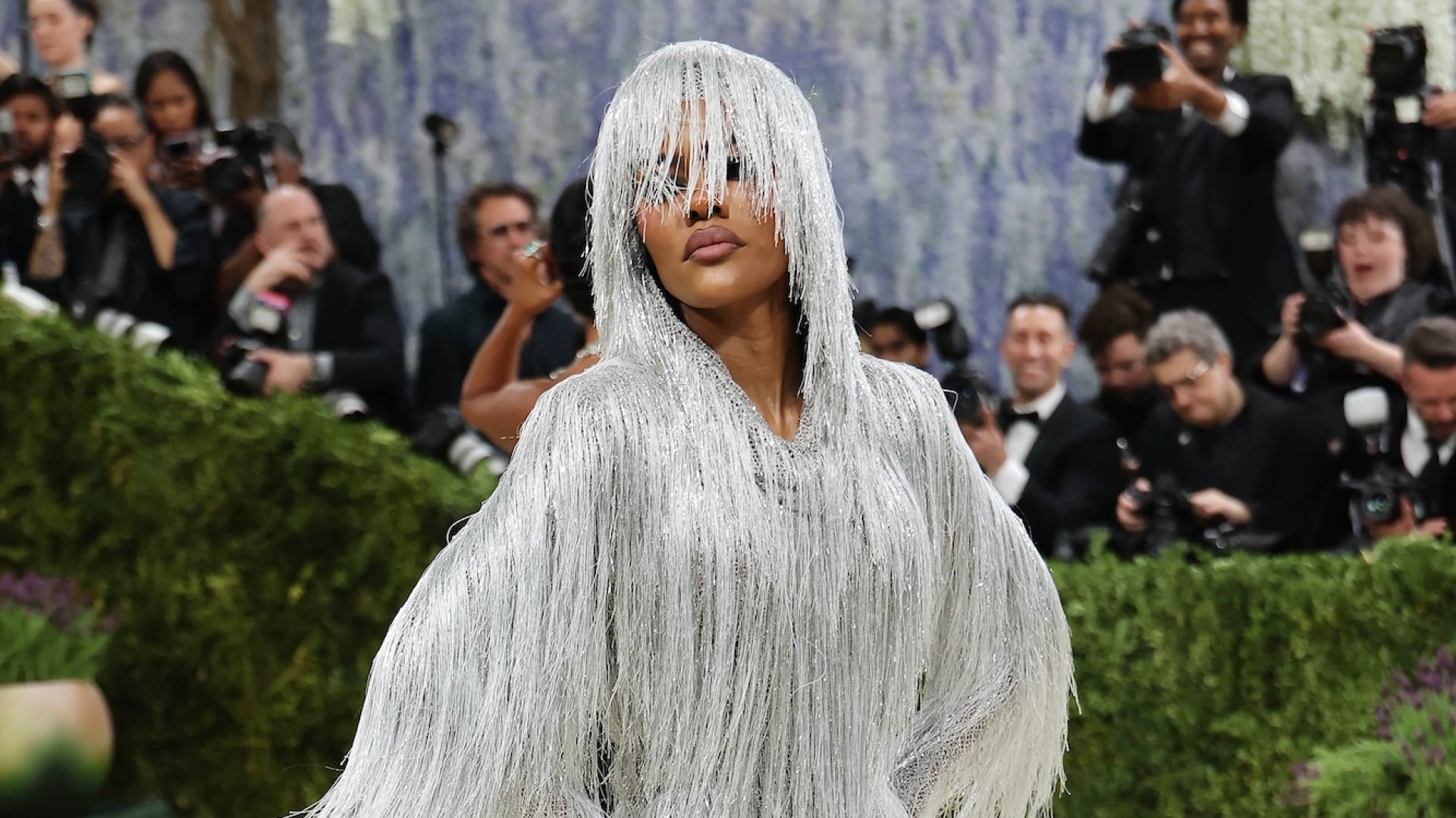 Teyana Taylor is a vision in fringe dress at the 2026 Met Gala