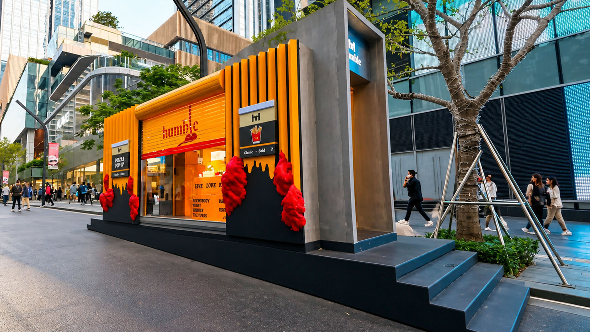 A walk through streets filled with unique small shop concepts
