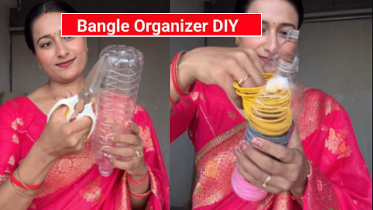 DIY video: ग्लास बैंगल का देसी जुगाड़, ट्रैवल में बोतल में पैक करें ...