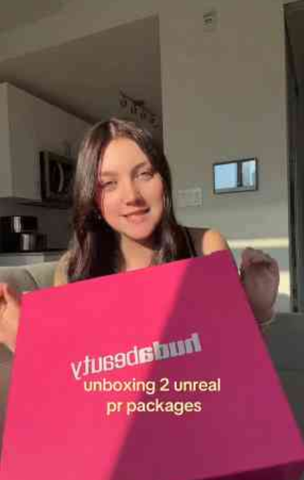Huda Beauty & L’Oréal Paris PR package unboxing