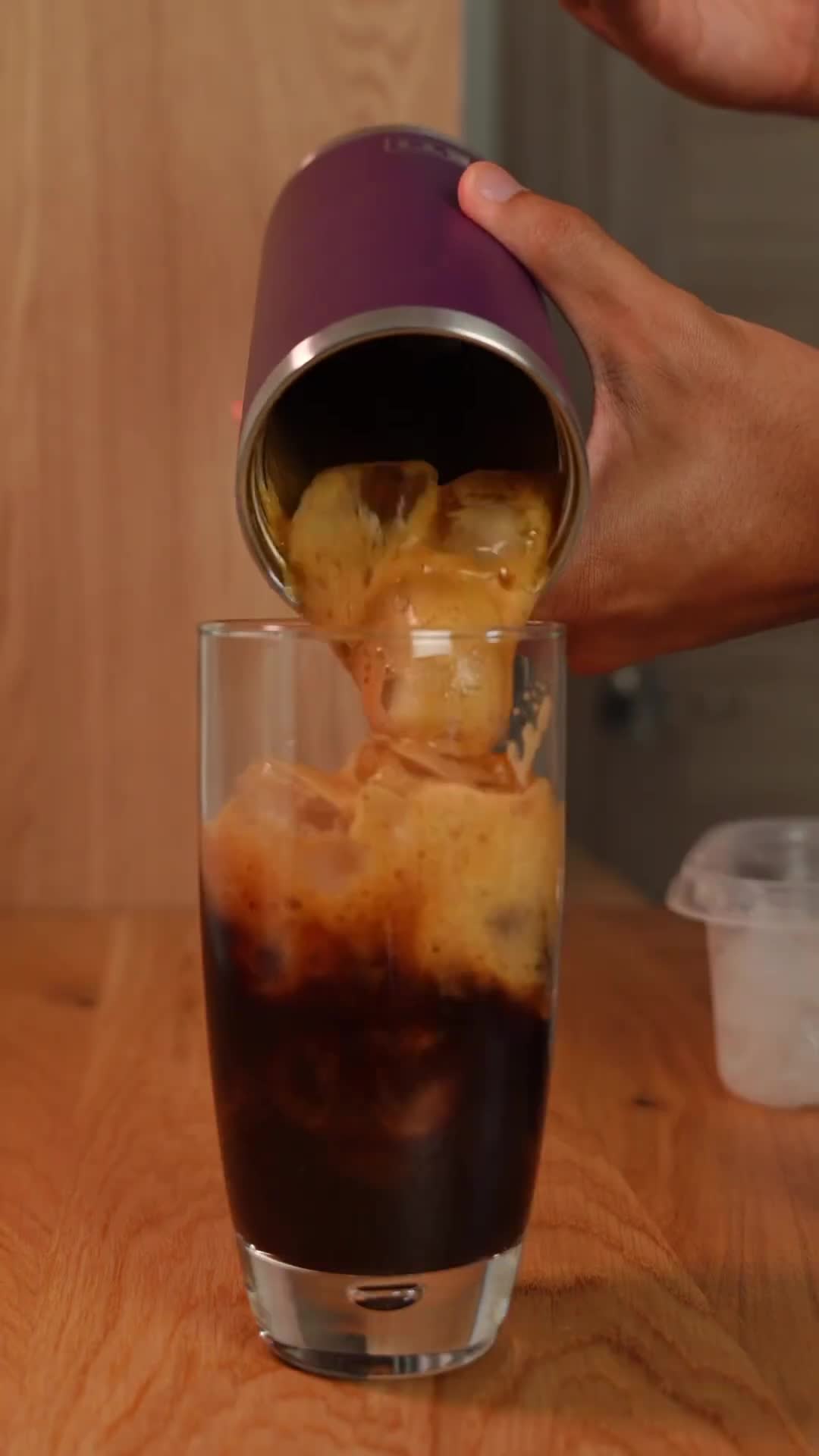 Making the Starbucks iced brown sugar oat milk shaken espresso at home