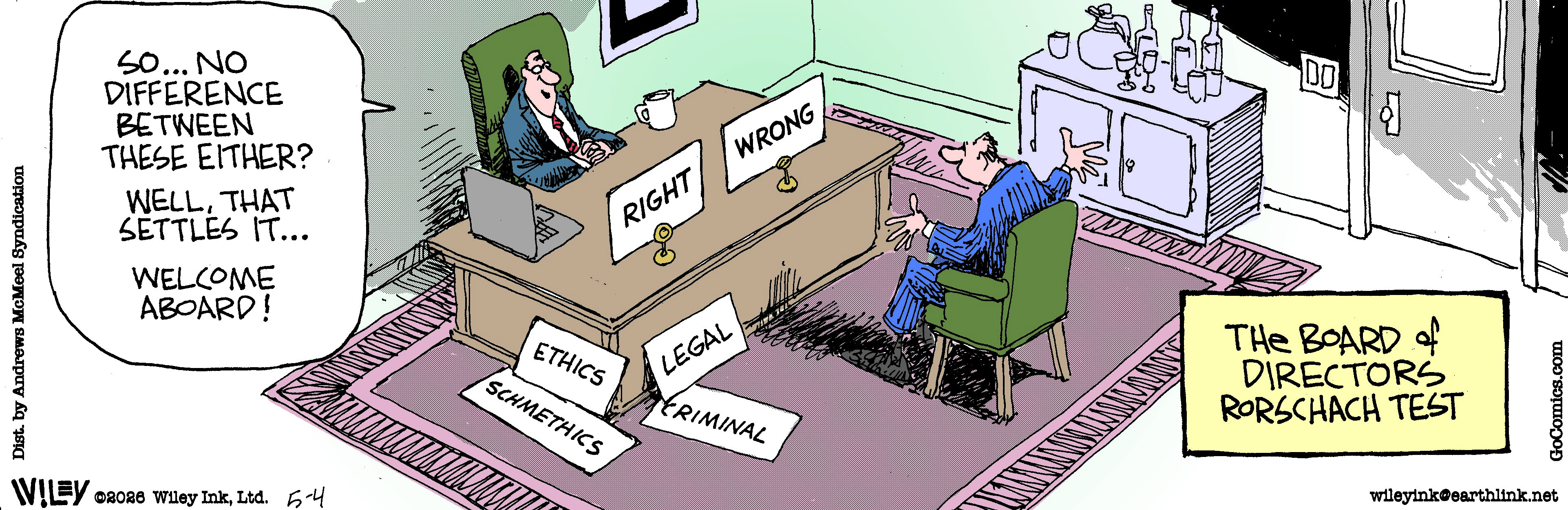 Non sequitur by Wiley Miller
