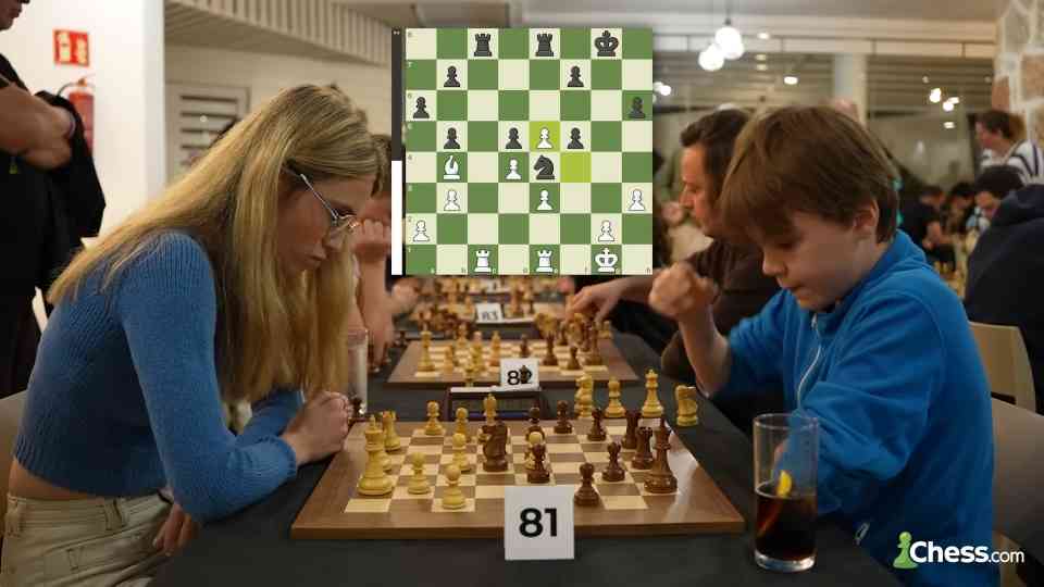 She was losing to a 12-year-old - then his rook vanished