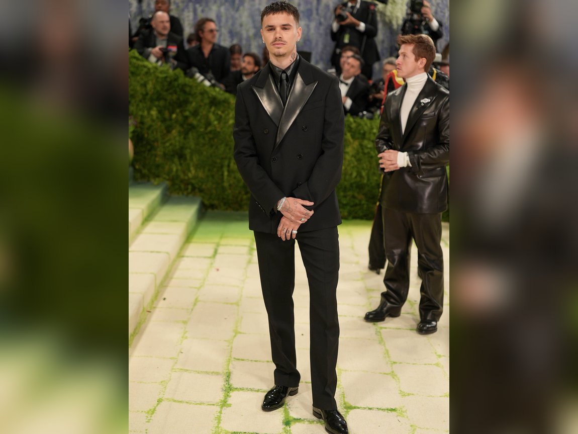 Romeo Beckham makes his Met Gala debut