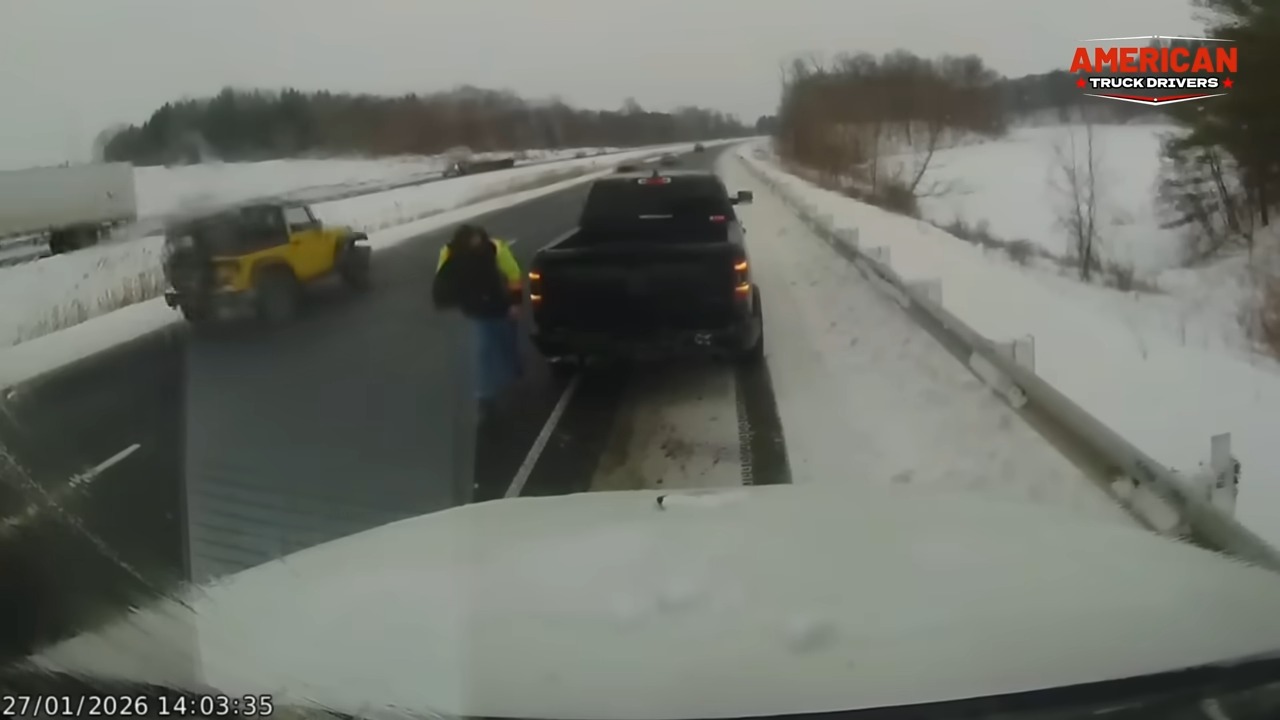 He brake checked a semi-truck, crashed, then blamed his automatic ...