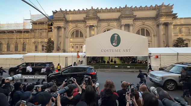 Met Gala intruder is tackled by police and security as he attempts to ...