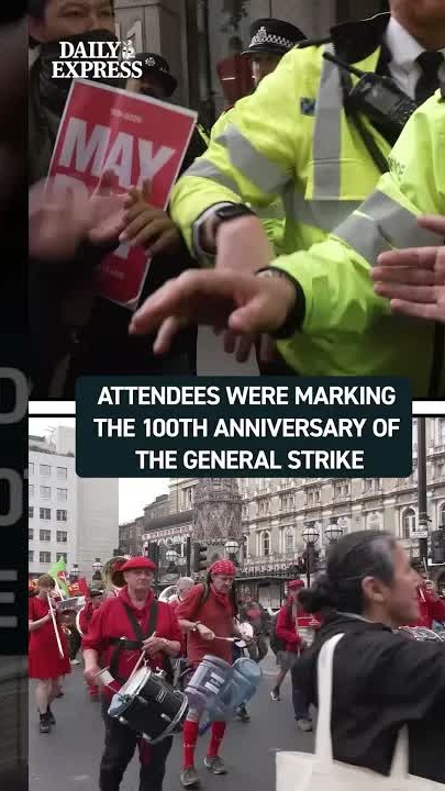 Police clash with protesters and make arrests at London May Day march