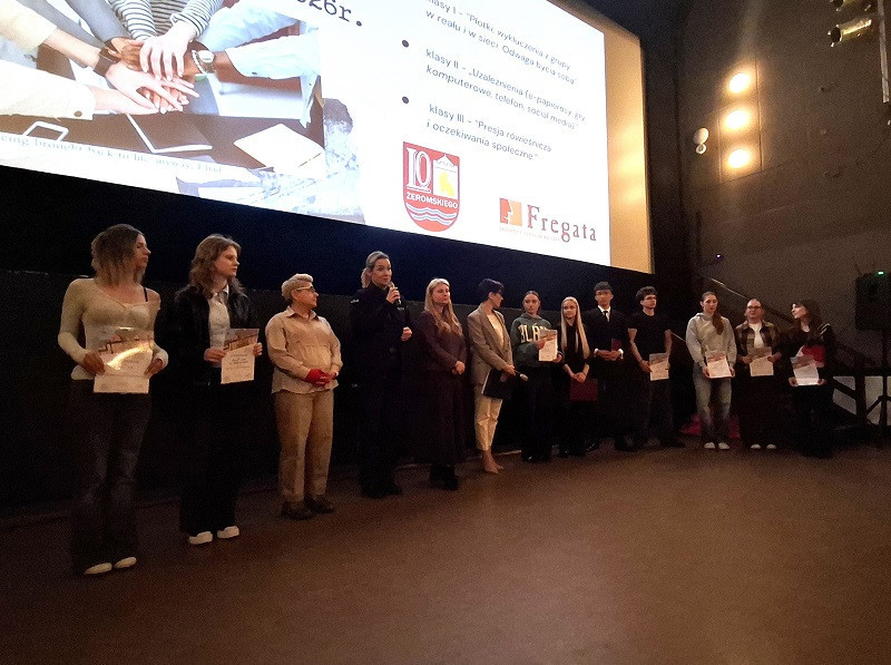 Policjantka z Lęborka w jury podczas festiwalu filmów profilaktycznych ...