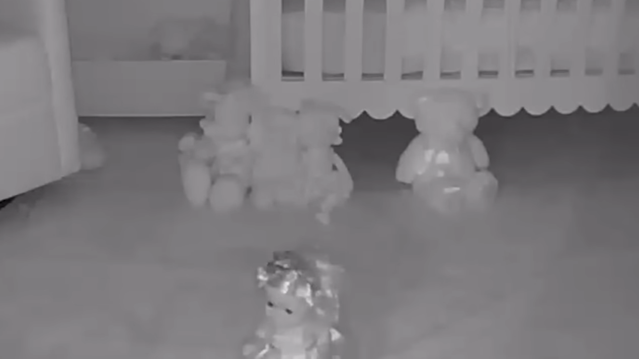 The nursery felt different after the doll was caught moving