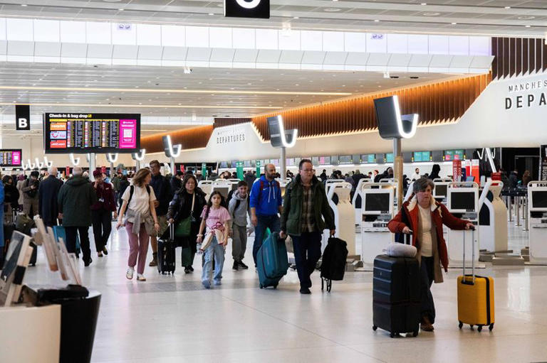 Manchester Airport chaos: 40+ flights cancelled as UK travel disruption ...