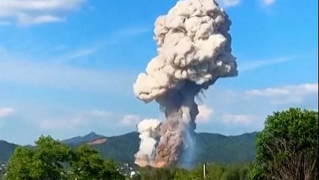 Fireworks factory reduced to rubble in China after huge blast