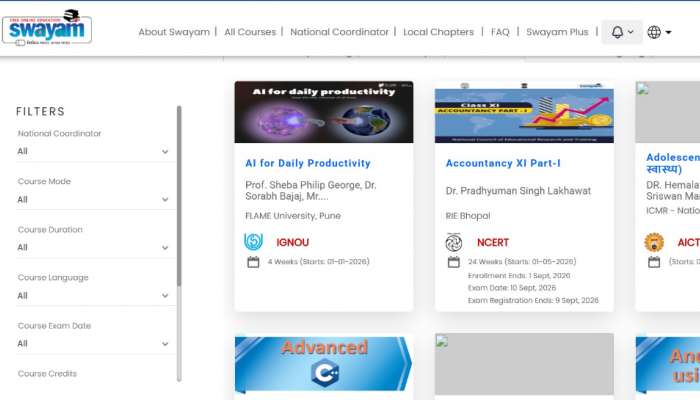 NCERT: ఉచితంగా ఆన్‌లైన్ క్లాసులు.. స్వయం ప్లాట్‌ఫామ్‌లో ఇంటర్ ...