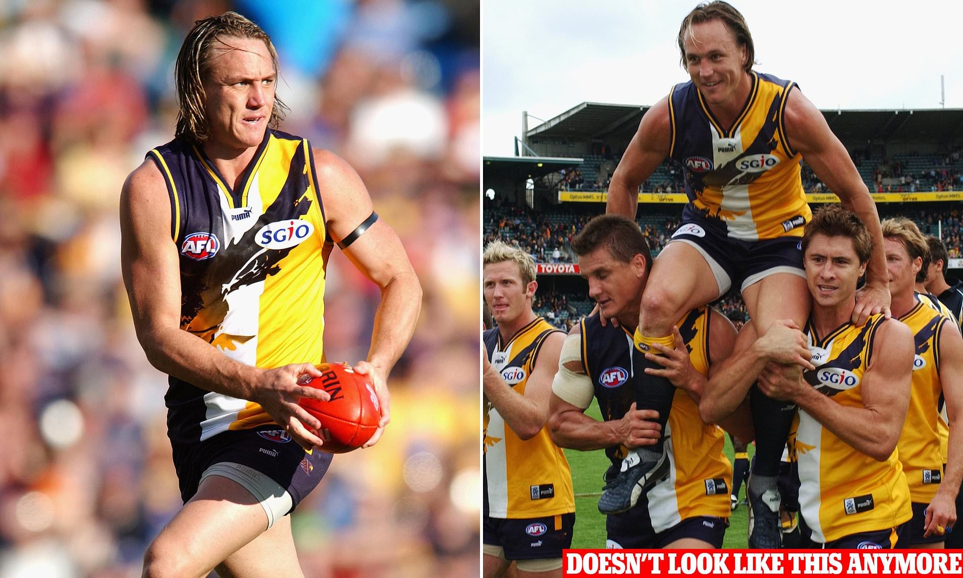 Footy legend with a very chequered past reveals his radically different ...