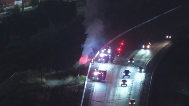 110 Freeway remains closed near San Pedro after Los Angeles ...