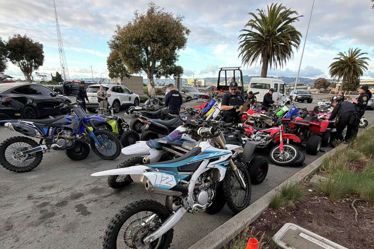 9 arrested after dozens of dirt bike, ATV riders stop Bay Bridge traffic