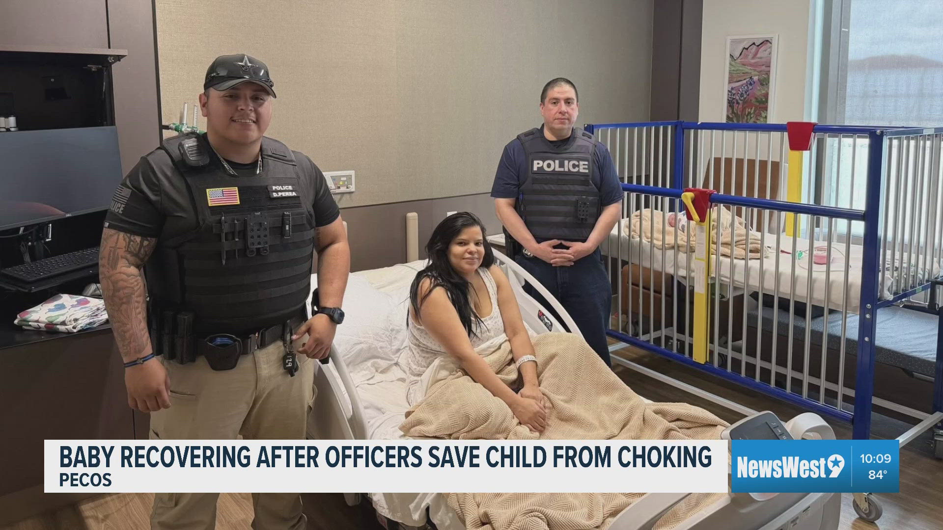 Child saved by quick response from Pecos Police cleared for release ...
