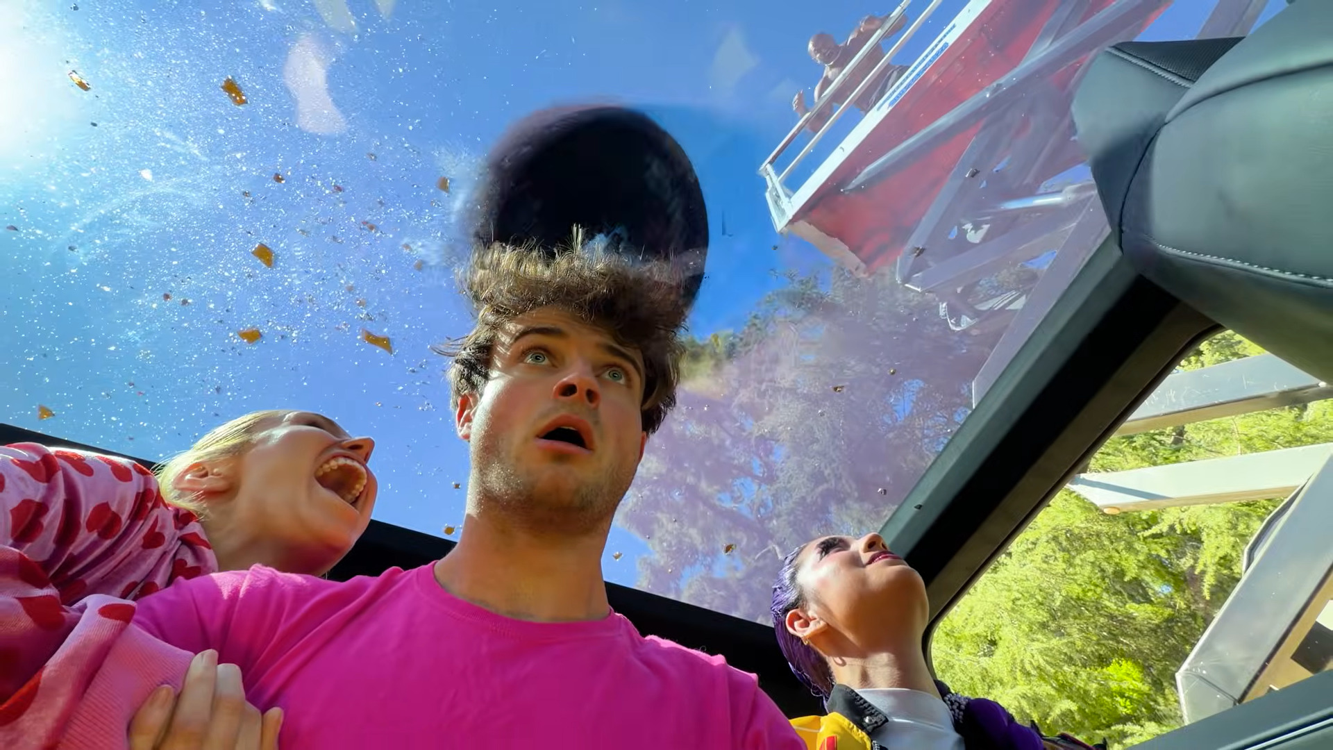 Watch how these grown people survive extreme tests for a car