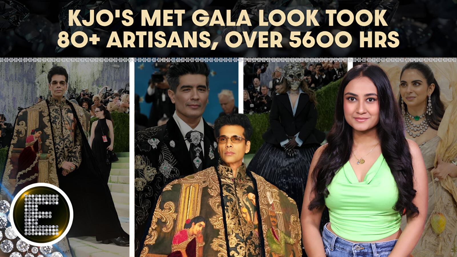 Karan Johar makes historic Met Gala debut in Manish Malhotra look ...