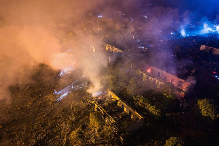 Major firework factory explosion sees at least 26 people killed and 61 ...