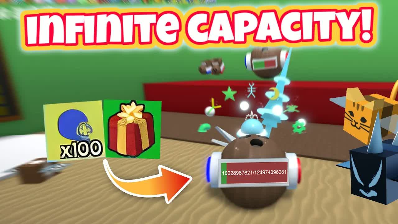 I got unlimited capacity and broke Bee Swarm Simulator.