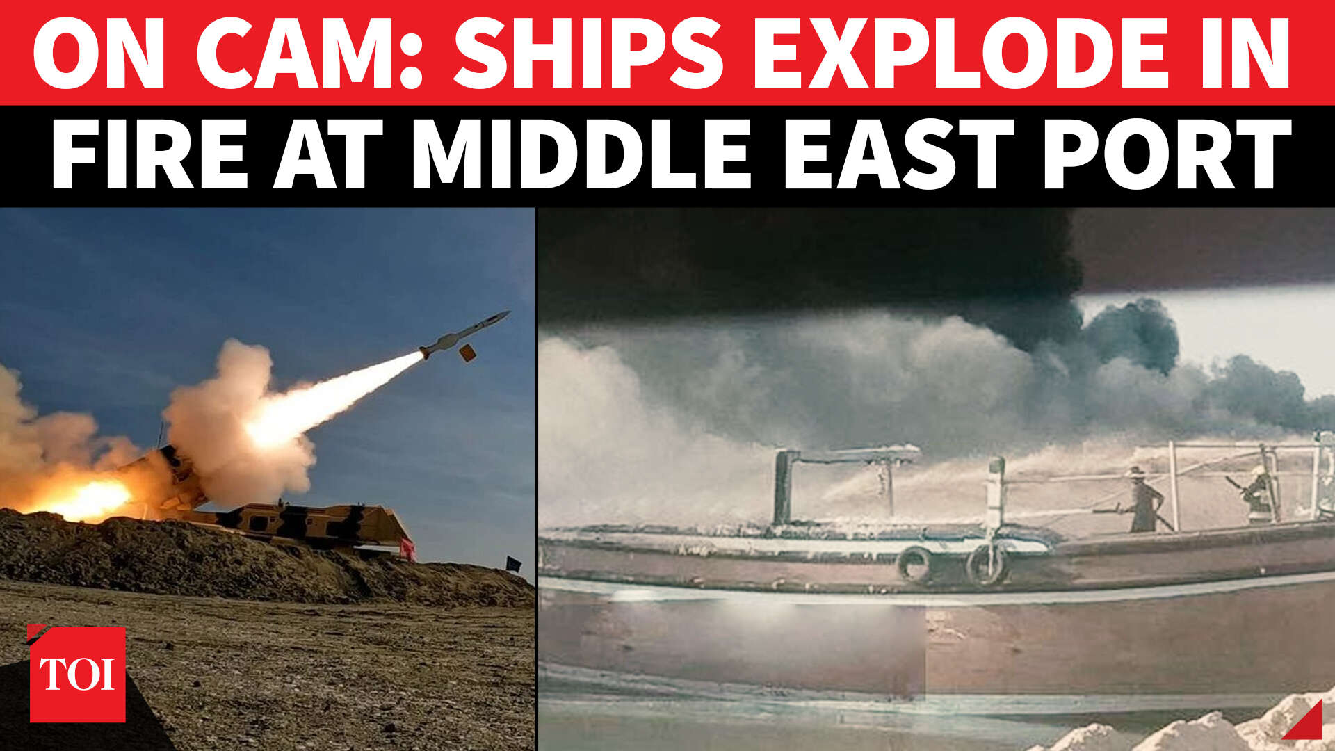 Gulf tensions escalate: Multiple barges on fire at Iran’s Dayyer port ...