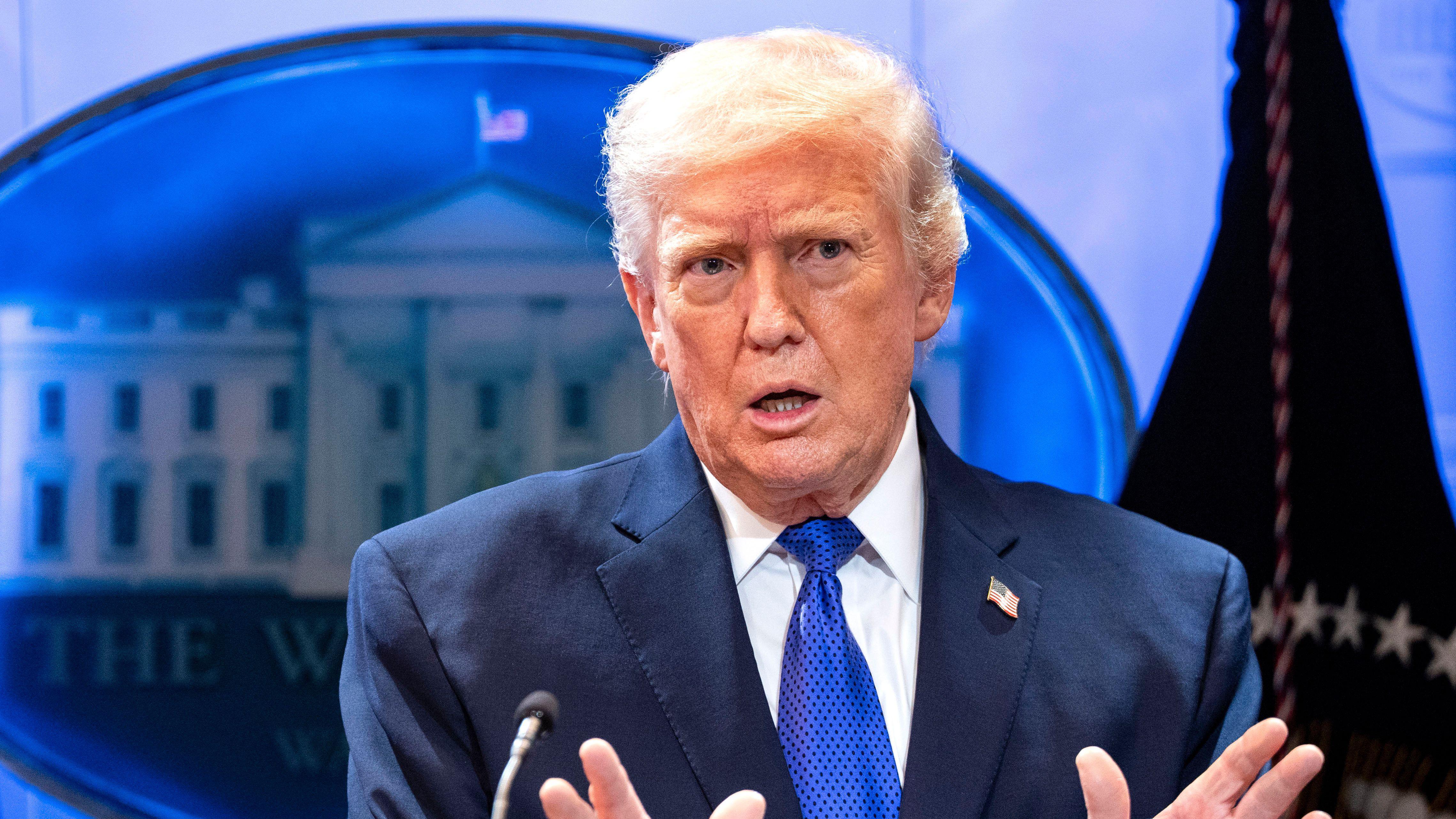 Trump melts down live - then demands mass arrests