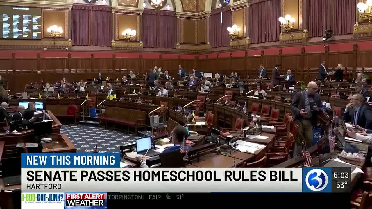 Bill to regulate homeschooling heads to Connecticut governor’s desk