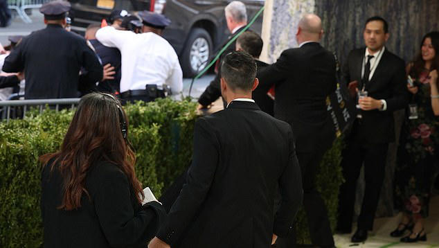 Met Gala intruder is tackled by police and security as he attempts to ...