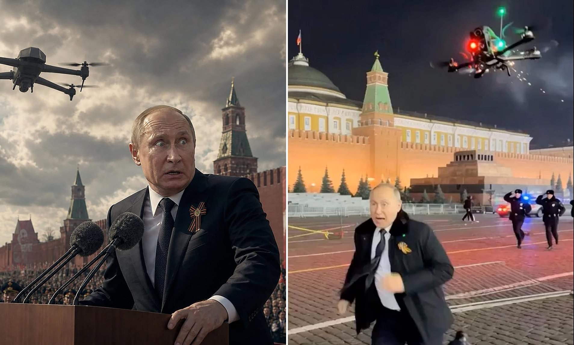 Putin is mocked with hilarious social media memes for his paranoia over ...