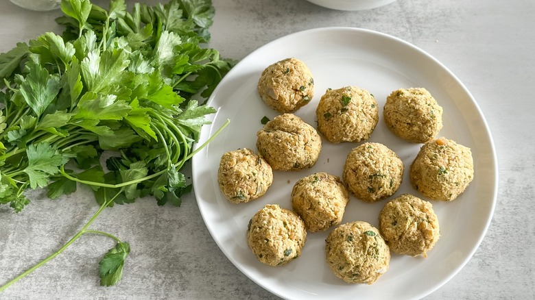 Baked falafel recipe